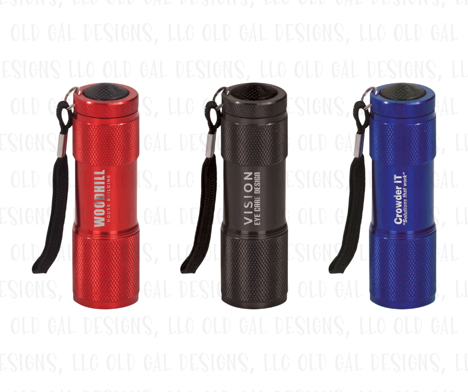 9-Led Personalized Pocket Flashlight – Old Gal Designs